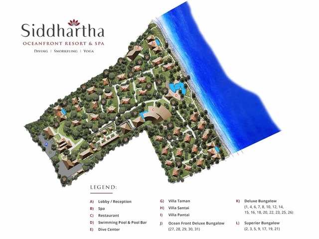Туры в отель Siddhartha Ocean Front Resort & Spa 5*, Индонезия, о. Бали ...